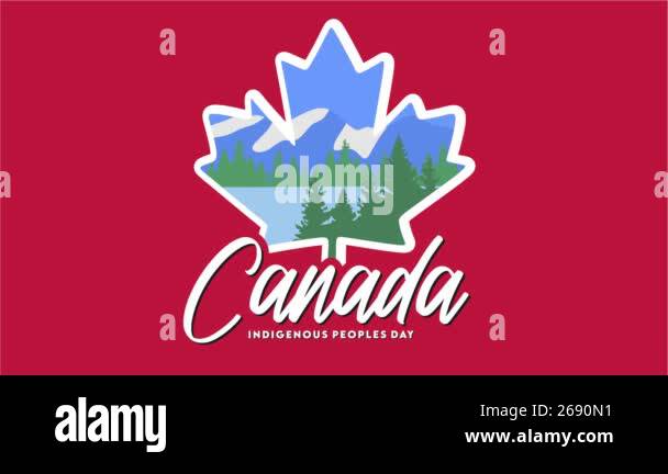 happy indigenous canada day to the indigenous people of canada Stock ...