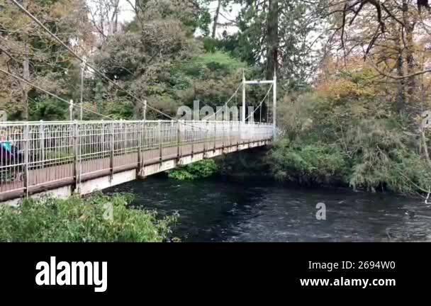 Ness Island on the River Ness at Inverness, Scotland. The gateway to ...