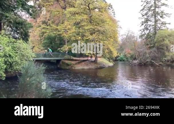 Ness Island on the River Ness at Inverness, Scotland. The gateway to ...