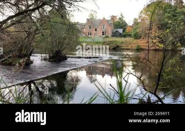 Ness Island on the River Ness at Inverness, Scotland. The gateway to ...