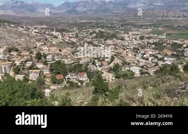 Albania: January 3rd 2025: Exterior street view in Saranda in Albania ...