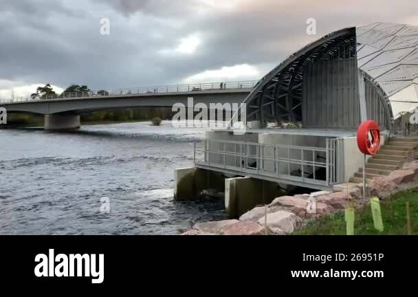 Hydro Ness at the River Ness at Inverness, Scotland. The gateway to the ...