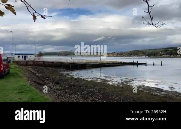 Old Ferry Ticket Office at Merkinch. Beauly Firth at Inverness ...