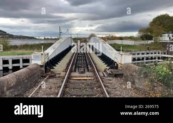 Clachnaharry Railway Swing Bridge across the Caledonian Canal at ...