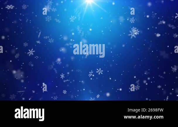 Snow animation video overlay template. Beautiful falling snow, the ...