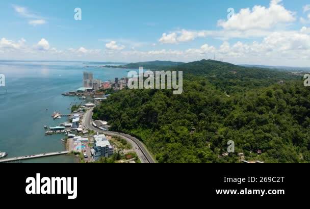 City of Sandakan capital of the Sandakan District in Sabah, Malaysia ...