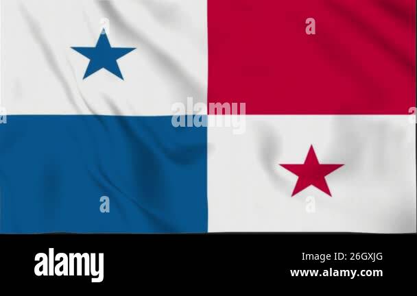 Panama Waving Flag, Panama Flag, Flag of Panama Waving Animation ...
