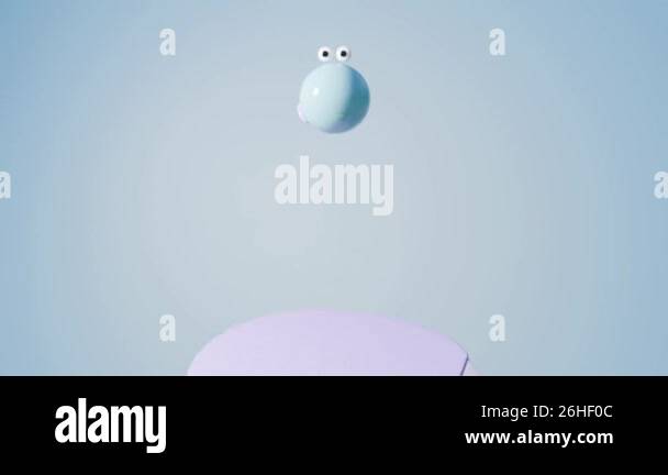 Emotional Ping Pong 3D loop animation Stock Video Footage - Alamy