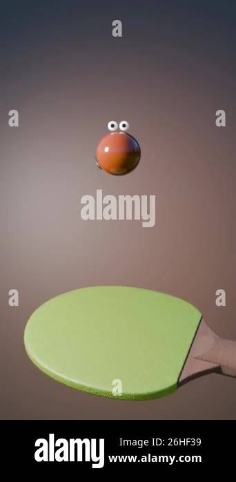 Emotional Ping Pong 3D loop animation Stock Video Footage - Alamy