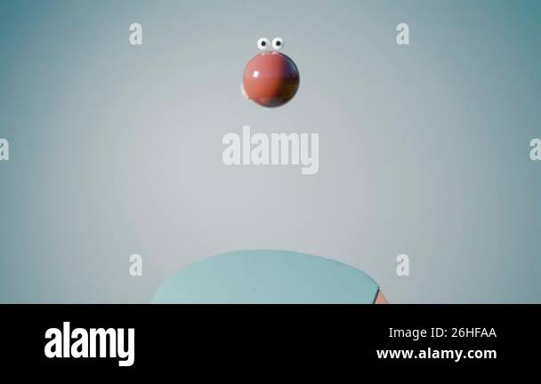 Emotional Ping Pong 3D loop animation Stock Video Footage - Alamy
