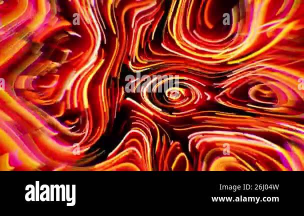 This captivating video features closeup shots of vibrant abstract ...