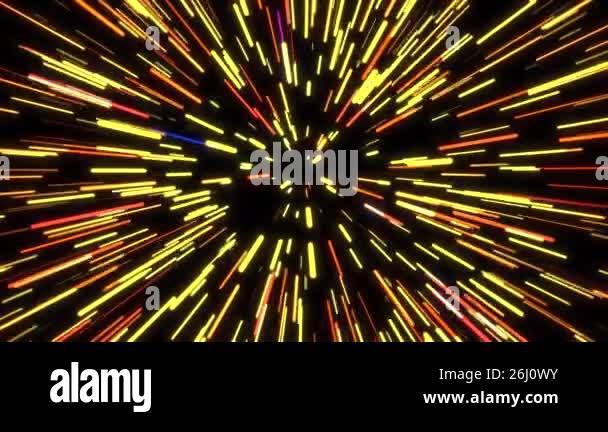 This captivating video showcases colorful lights dancing against a ...