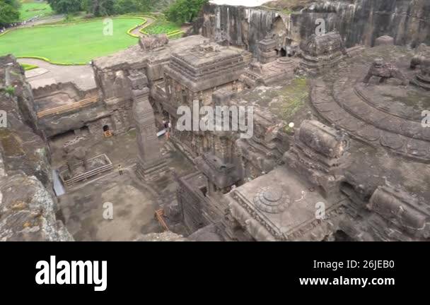 Kailasa Temple, Ellora caves, It is one of the largest rock-cut cave ...