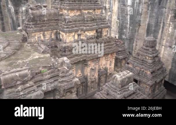 Kailasa Temple, Ellora caves, It is one of the largest rock-cut cave ...