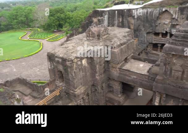 Kailasa Temple, Ellora caves, It is one of the largest rock-cut cave ...