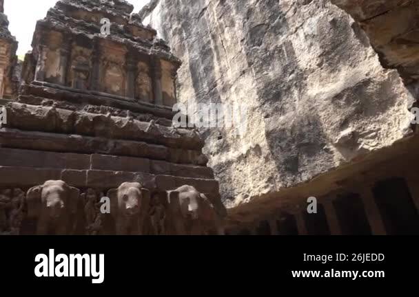 Kailasa Temple, Ellora caves, It is one of the largest rock-cut cave ...