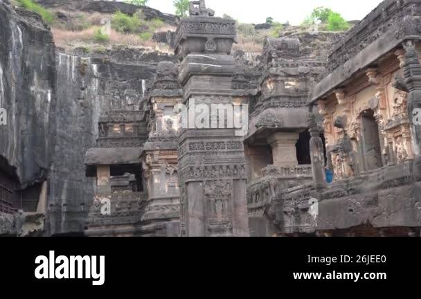 Kailasa Temple, Ellora caves, It is one of the largest rock-cut cave ...