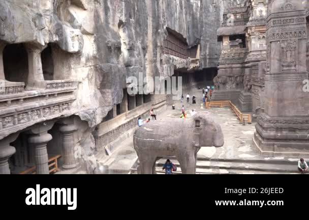 Kailasa Temple, Ellora caves, It is one of the largest rock-cut cave ...