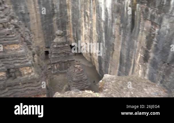 Kailasa Temple, Ellora caves, It is one of the largest rock-cut cave ...