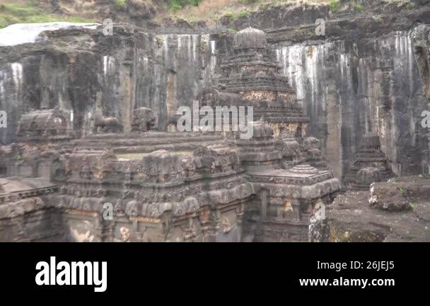 Kailasa Temple, Ellora caves, It is one of the largest rock-cut cave ...