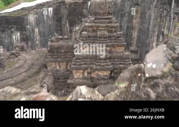 Kailasa Temple, Ellora caves, It is one of the largest rock-cut cave ...