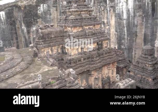 Kailasa Temple, Ellora caves, It is one of the largest rock-cut cave ...