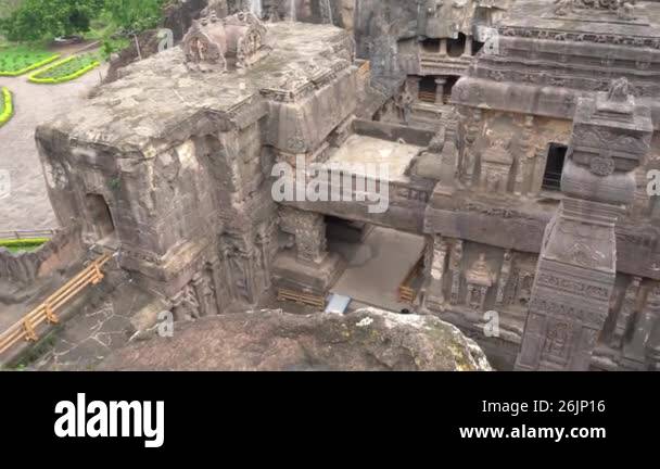 Kailasa Temple, Ellora caves, It is one of the largest rock-cut cave ...