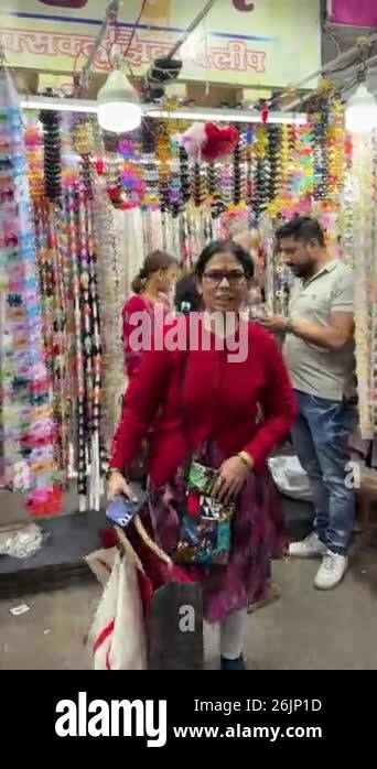 PUNE, INDIA, December 25, 2024 : Crowd of People for shopping at Tulshi ...