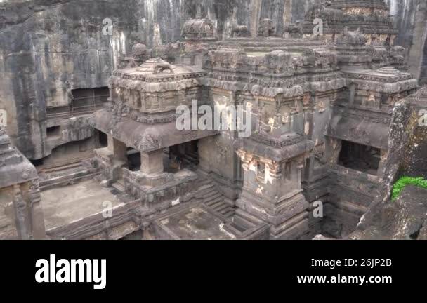 Kailasa Temple, Ellora caves, It is one of the largest rock-cut cave ...