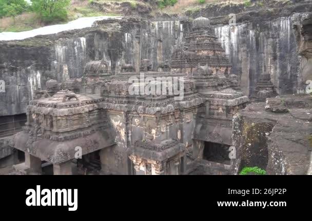 Kailasa Temple, Ellora caves, It is one of the largest rock-cut cave ...