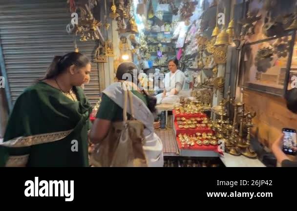 PUNE, INDIA, December 25, 2024 : Crowd of People for shopping at Tulshi ...