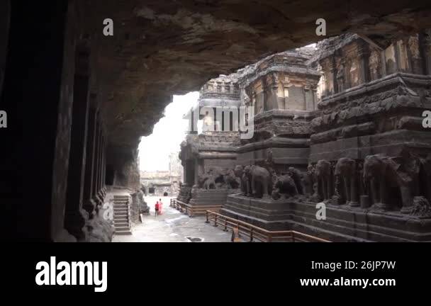 Kailasa Temple, Ellora caves, It is one of the largest rock-cut cave ...
