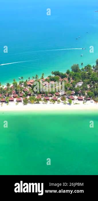 Beautiful sea and sandy beach view of Koh Muk or Koh Muk island Trang ...