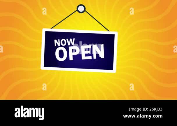 Now open animation Stock Videos & Footage - HD and 4K Video Clips - Alamy