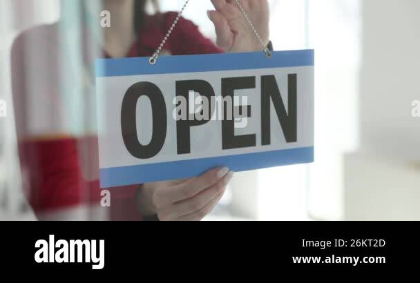 Business closures in the center are welcomed by the sign open instead ...