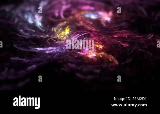 Abstract colorful structure with cavities in 3D perspective. Unusual ...