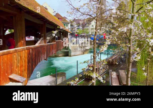 Walk the wooden gallery of Spreuer Bridge (Spreuerbrucke), watch the ...