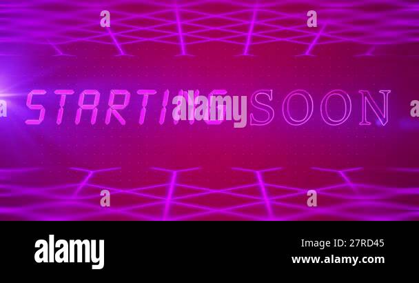 Award show starting soon modern technology cyberspace style starter 4K ...