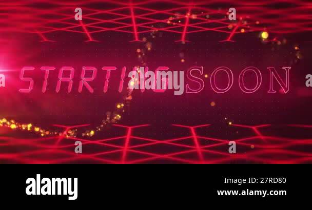 Award show starting soon modern technology cyberspace style starter 4K ...