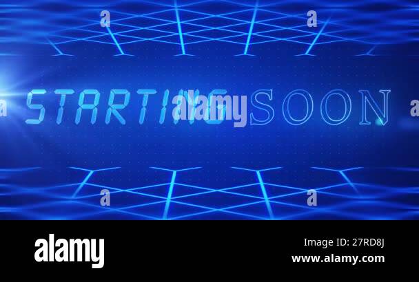 Award show starting soon modern technology cyberspace style starter 4K ...