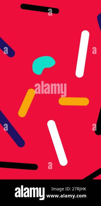 Seamless pattern animated background. Triangle and line shaped ...