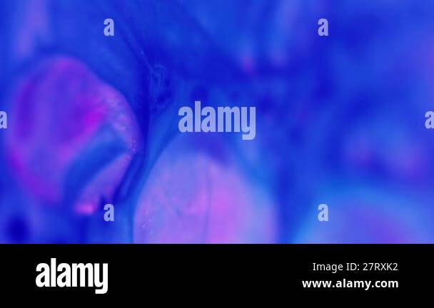 Vertical video. Acid blob. Oil foam. Blur pink blue color gradient ...