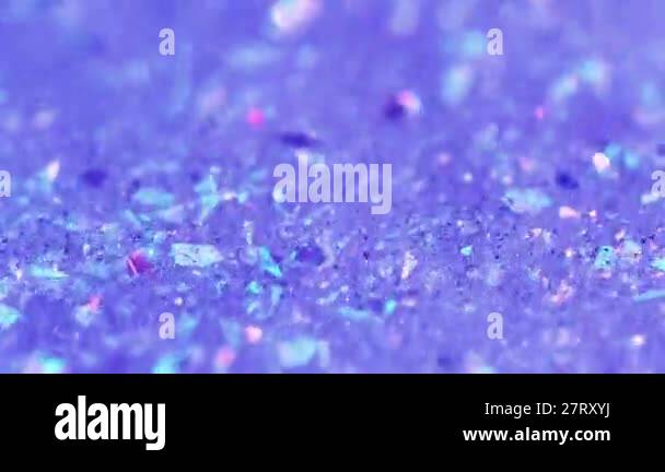 Shimmering spill. Wet glitter texture. Defocused blue color shiny ...