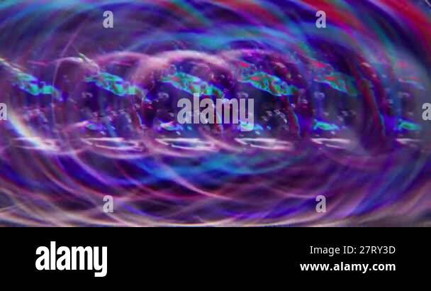 Glaring abstract. Blur burst bubbles. Multicolor blue red sparkling ...