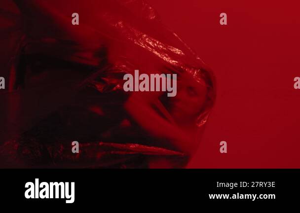 Vertical video. Woman protection. Sleeping beauty. Depressed tired hurt ...