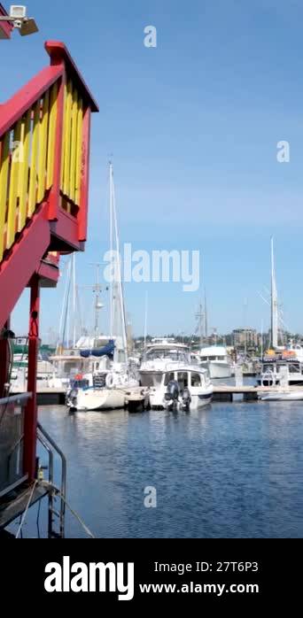 Fishermans Wharf Vancouver Island Victoria. British Columbia Canada ...