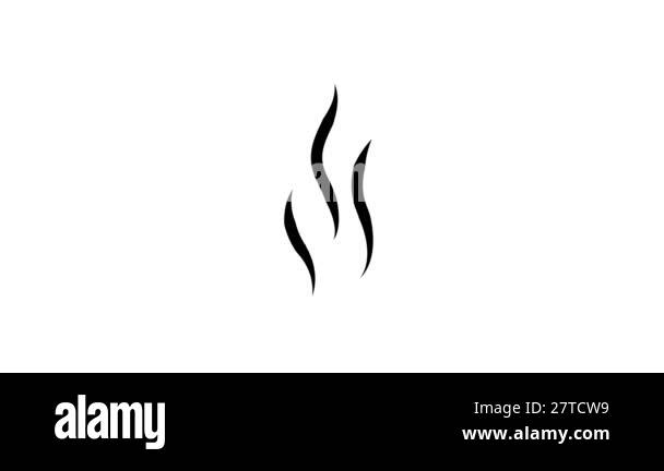 straight and curved smoke icon animated hot smoke icon coffee cup tea ...