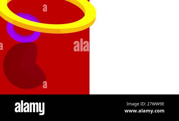 Simple abstract geometrical shapes. Multicolor busy graphic retro theme ...