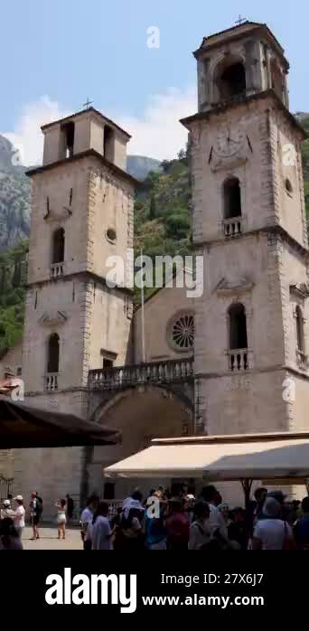 A charming traditional stone house in Kotor, Montenegro, showcasing rustic architecture with a ...
