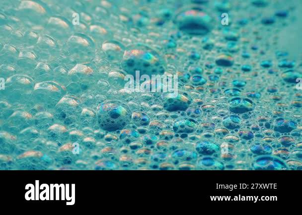 Frothy Colorful Bubbles In Sink 2 Shots Stock Video Footage - Alamy